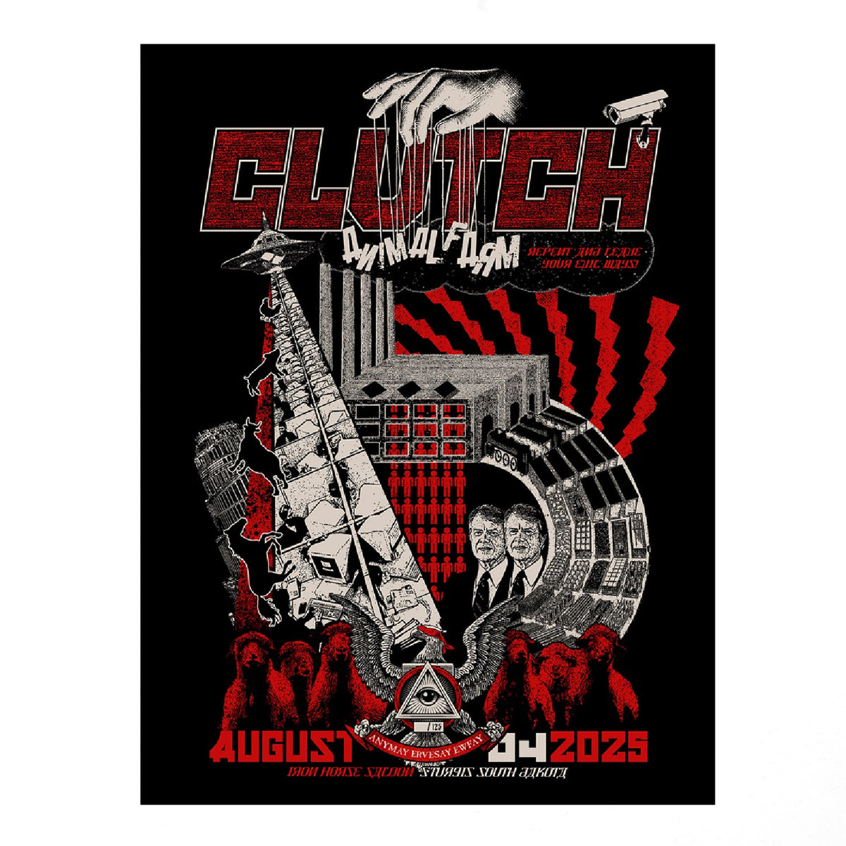 Animal Farm Sturgis Limited Edition Numbered Print – Clutch Merch